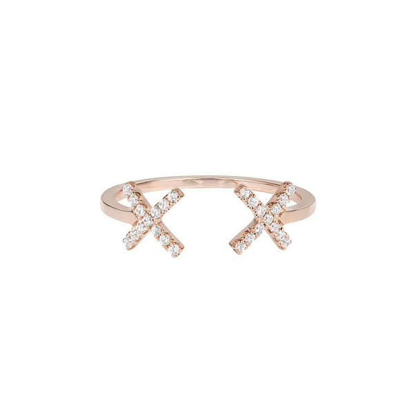 RUIFIER Visage ELEMENTS Stacking Ring 18K Gold Stackable Ring | RUIFIER