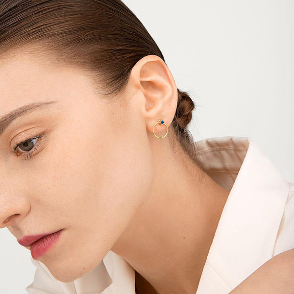 RUIFIER Orbit Infinity Cube Earrings | RUIFIER