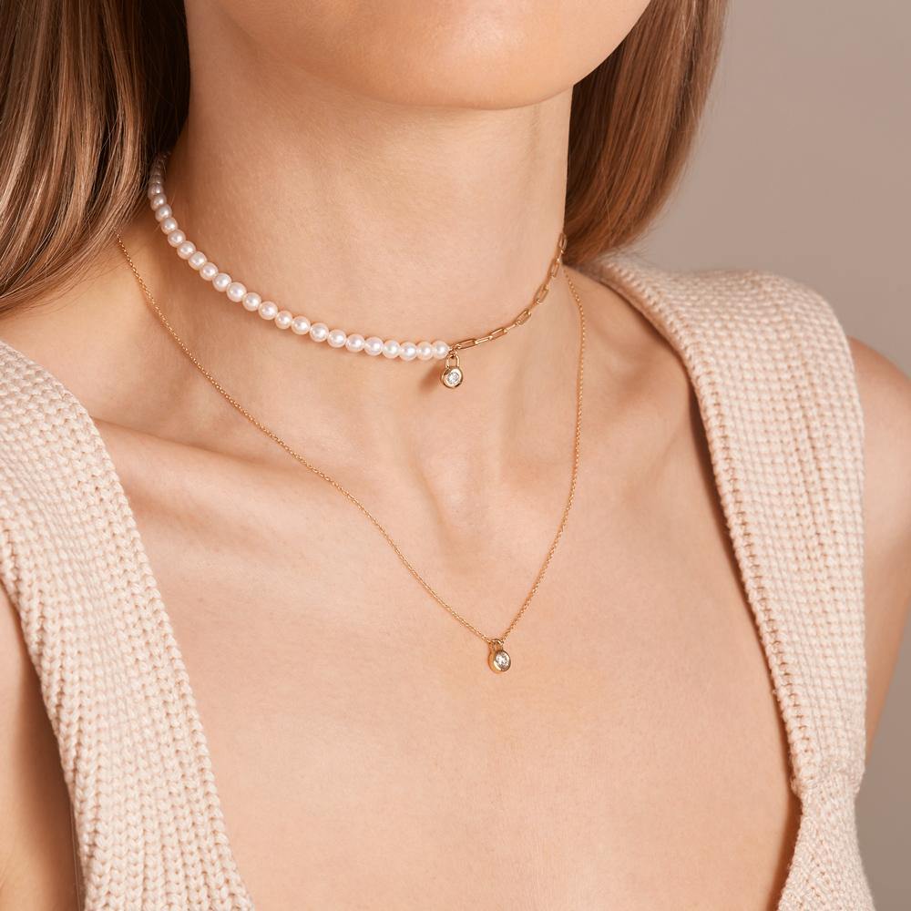 Haven Bond Circle Hybrid Necklace | RUIFIER