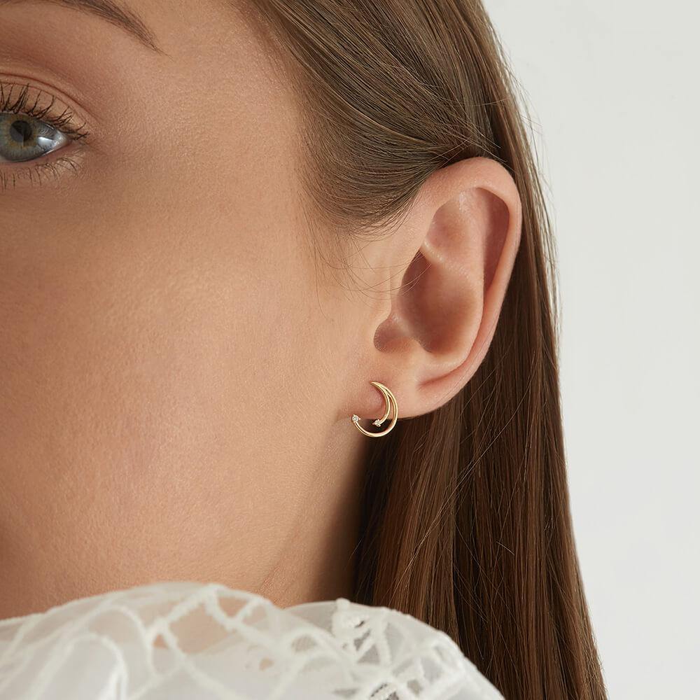 Cosmo Luna Studs | RUIFIER