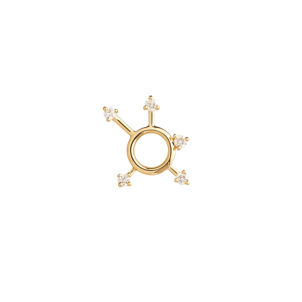 Scintilla Sigma Orb Stud Earring | RUIFIER